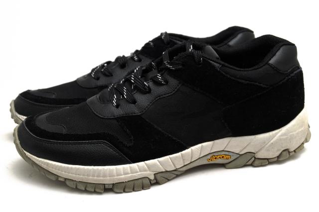 ○ダブルジェイケイ wjk 牛革 ローカットスニーカー 8919 xx01 シャドーカモ柄 Vibramソール メンズ 【中古】 中古