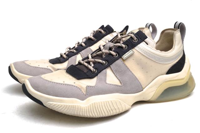 ○コーチ COACH 一部牛革 ローカットスニーカー G4941 CITYSOLE RUNNER シティソールランナー  メンズ 【中古】 中古