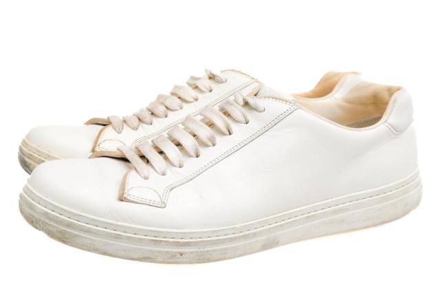 ○チャーチ Church's 牛革 カーフ ローカットスニーカー MIRFIELD プレーントゥ メンズ 【中古】 中古