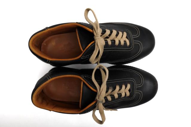 ○エルメス HERMES 牛革 カーフ ローカットスニーカー Quick クイック