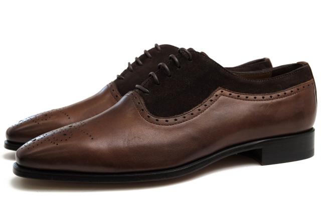 ○ステファノブランキーニ Stefano Branchini 牛革 カーフ ビジネスシューズ メダリオン プレーントゥ レザーソール メンズ 【中古 中古