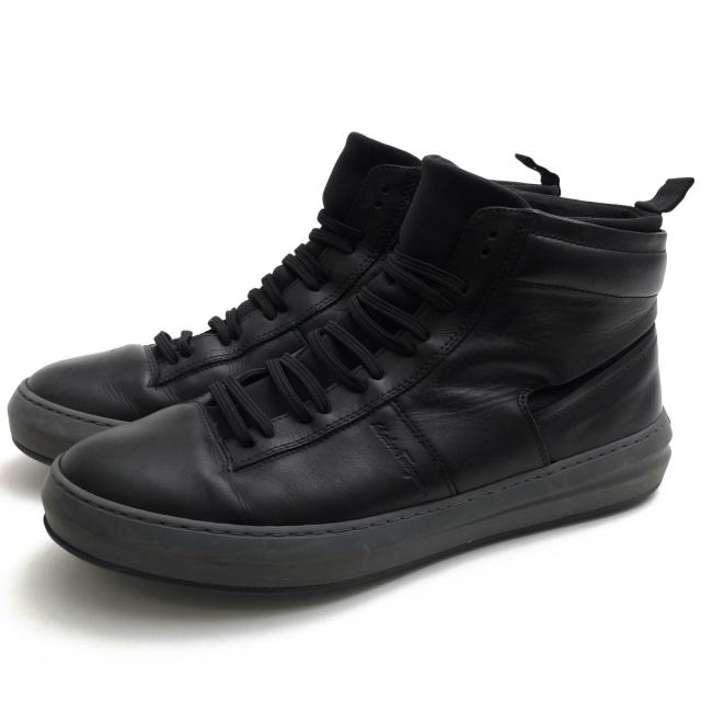 ○フェラガモ Salvatore Ferragamo 牛革 カーフ ハイカットスニーカー 47048  メンズ 【中古】 中古