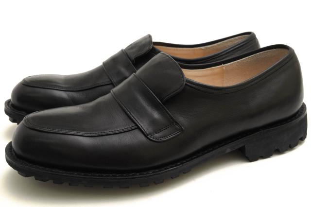 ○丸善 Maruzen 三交製靴 牛革 ローファー マナスルシューズ スリッポン ハンドソーンウェルテッド製法 メンズ 【中古】 中古