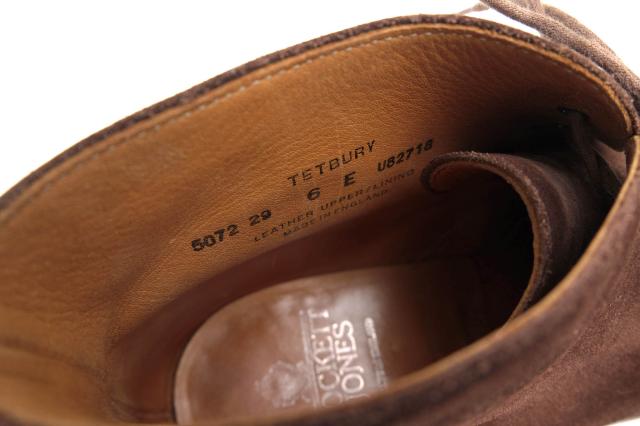 ○クロケット＆ジョーンズ CROCKETT＆JONES 牛革 チャッカブーツ