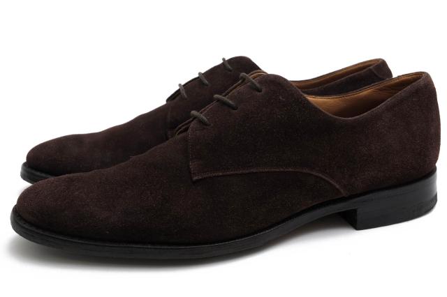 ○チャーチ Church's 牛革 ビジネスシューズ PARIS ロングノーズ プレーントゥ グッドイヤーウェルト製法 メンズ 【中古】 中古