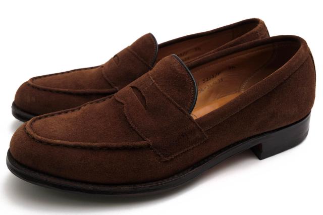 ○ブルックスブラザーズ Brooks Brothers 牛革 ローファー BBJ001 5203 346424-346425 スリッポン レザーソール グッドイヤ  中古