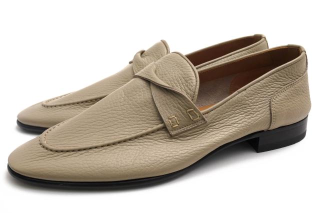 ○フランチェスコべニーニョ FRANCESCO BENIGNO バッファローレザー 水牛革 ローファー G4999 ツイストスリッポン スリッポ  中古