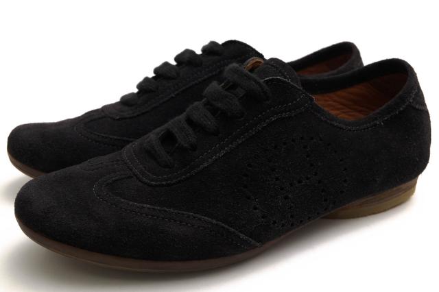 ○エルメス HERMES 牛革 ローカットスニーカー エクリプスマーク エブリン レディース 【中古】 中古