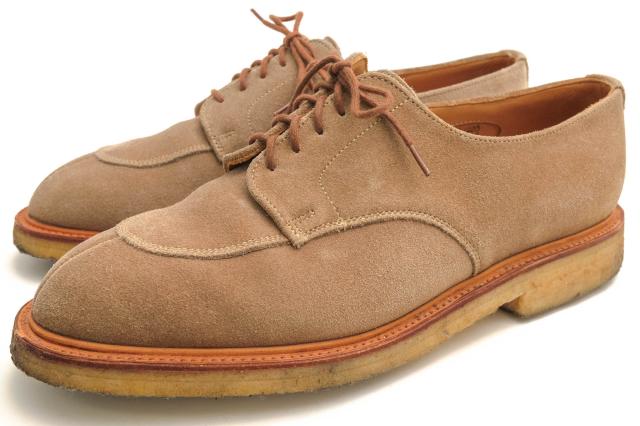 ○アルフレッドサージェント Alfred Sargent 牛革 ビジネスシューズ 2429 APRON GIBSON エプロンダービー Uチップ レザーソール グ 中古