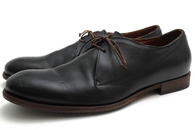 ○ブッテロ BUTTERO ベジタブルタンニン鞣し牛革 ビジネスシューズ B2182 オックスフォードシューズ マッケイ製法 ウォッシュ加工  中古