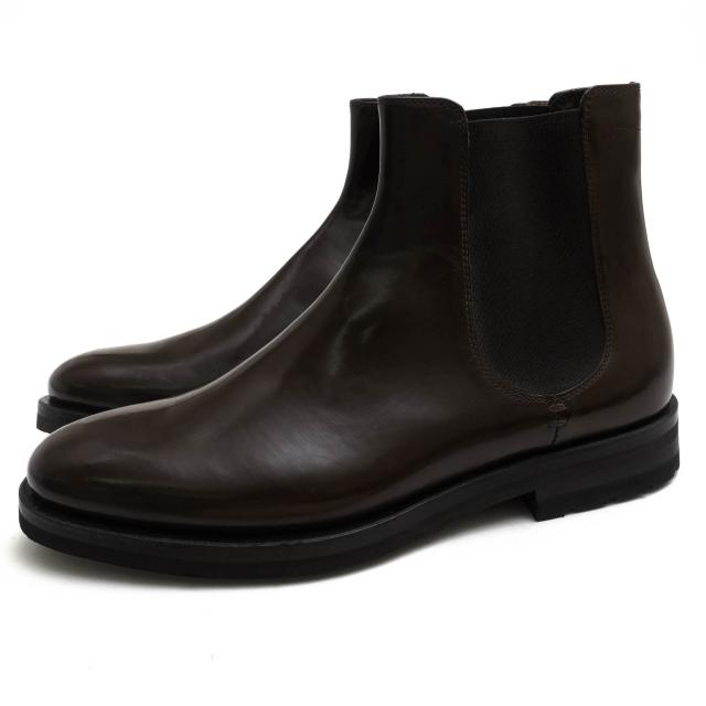 ○ファビ FABI 牛革 カーフ サイドゴアブーツ FU9587A Beatle オリジナルラバーソール メンズ 【中古】 中古