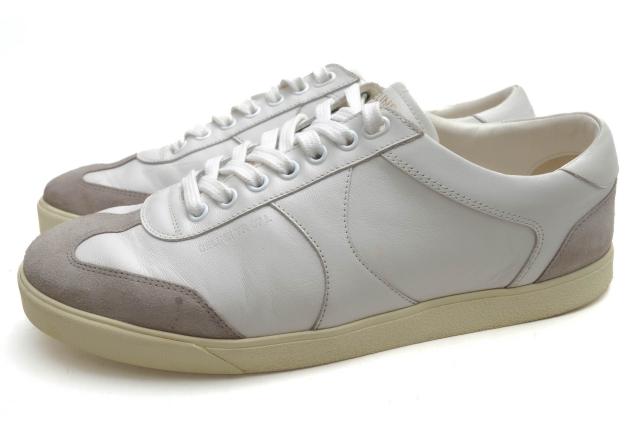 ○セリーヌ CELINE 牛革 カーフ ローカットスニーカー 340483481C 01WG TRIOMPHE SNEAKERS ジャーマントレーナー メンズ 【中古】 中古