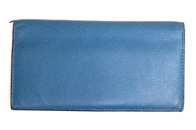 ○ヴァレクストラ Valextra 定番 札入れ 長財布 V8L21-044 Vertical 12 Card ヴァーティカル 12カード メンズ 【中古】 中古