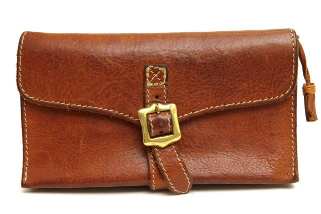 ○オールドマンズテーラー R&D.M.Co- 牛革 財布 114 WALLET Large size 小銭入れあり シボ革 シュリンクレザー メンズ 【中古】 中古