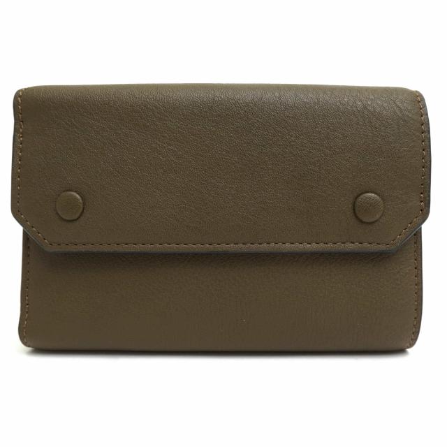 ○ウルティマトーキョー Ultima TOKYO イタリアンレザー 牛革 財布 3497304 小銭入れあり 三つ折り メンズ 【中古】 中古