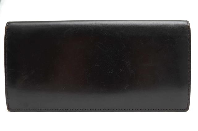 ○ココマイスター COCOMEISTER ブライドルレザー 牛革 長財布 ジョージブライドル バイアリーウォレット 小銭入れあり メンズ 【中 中古