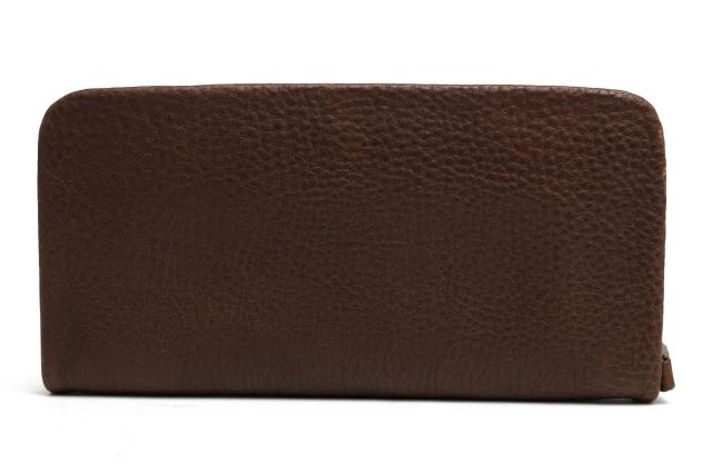 ○土屋鞄 TSUCHIYA-KABAN ヌメ革 牛革 オイル仕上げ 長財布 Tone OILNUME トーンオイルヌメ クッションファスナー 小銭入れあり シ 中古