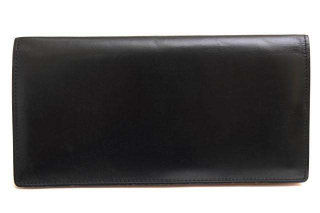 ○ガンゾ GANZO 英国ジェイ＆イー セジュイック社ブライドルレザー 牛革 長財布 58274 BRIDLE '07 小銭入れなし 札入れ 二つ折り   中古