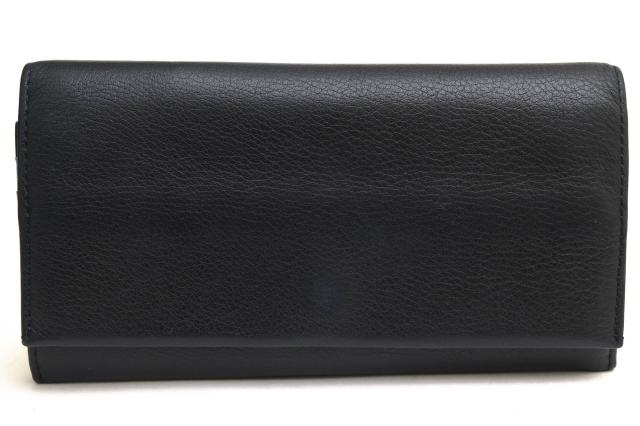 ○土屋鞄 TSUCHIYA-KABAN フィールドソフトレザー 牛革 グラスキッドスキン 長財布 clarte クラルテポケットロングウォレット フラ 中古