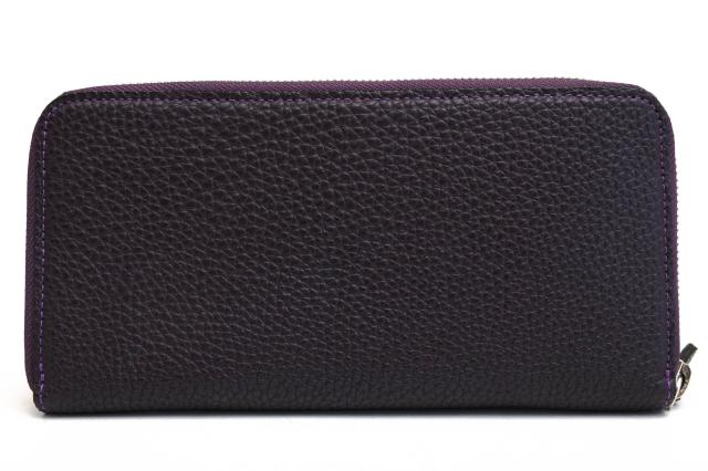 ○アスメデル ASUMEDERU 独ペリンガー社ジャーマンシュランケンカーフ 牛革 伊東屋モデル 長財布 14E-3650 小銭入れあり ラウンド  中古