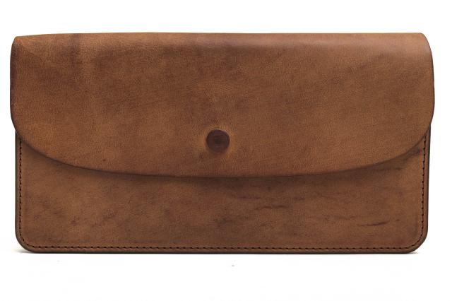 ○スロウ SLOW イタリア産フルベジタブルタンニンレザー 牛革 長財布 SO747I ingrasat long wallet イングラサット 小銭入れあり   中古