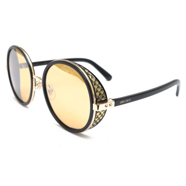 ○ジミーチュウ Jimmy Choo セルフレーム サングラス ANDIE/N/S 2M2T4 ラウンド型 レディース 【中古】 中古