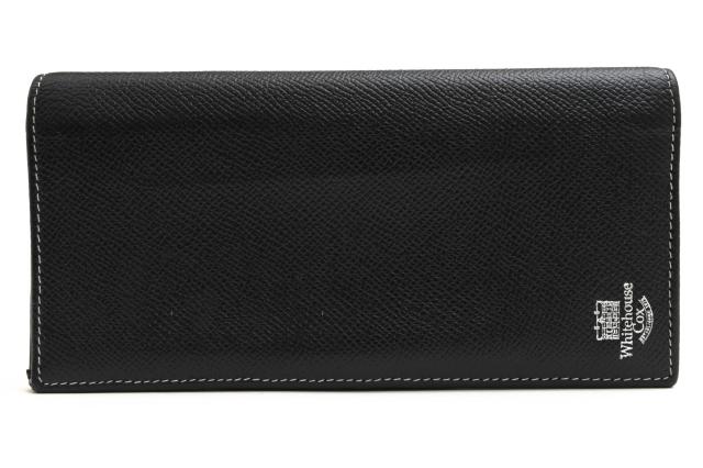 ○ホワイトハウスコックス Whitehouse Cox ロンドンカーフ 牛革 長財布 S9697L LONG WALLET / LONDONCALF × BRIDLE 二つ折り 小銭  中古