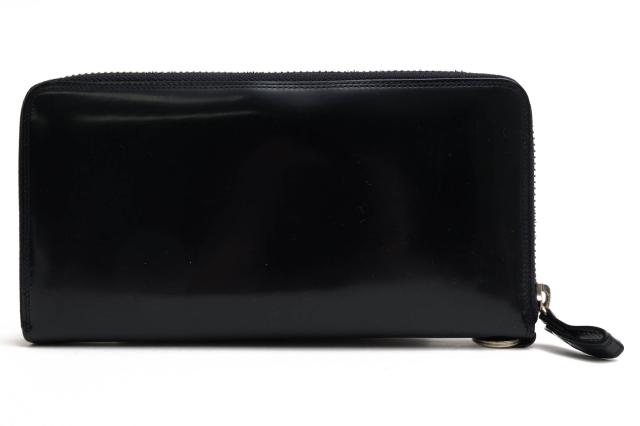 ○ポーター 吉田カバン PORTER 牛ステア クローム鞣し 長財布 037-02978 COUNTER WALLET カウンター 小銭入れあり ラウンドジップ  中古