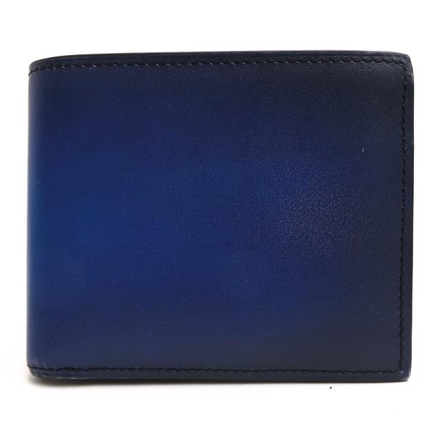 ○ユハク YUHAKU イタリアンショルダー タンニン鞣し牛革 財布 YPF136 Proof Foschia プルーフ フォスキーア グラデーション 小銭  中古