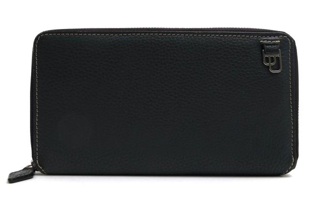 ○デスティニーズディメンション DESTINY'S DIMENSION ヨーロッパ産カウハイド シボ牛革 長財布 Soho‐W1 オーガナイザー 小銭入れ  中古