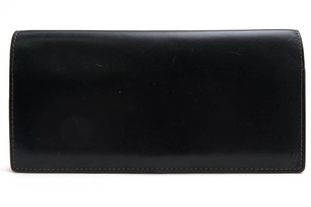 ○ココマイスター COCOMEISTER 牛革 長財布 OAK BARK WESTERLEIGH オークバーク ウェスターリー 小銭入れあり 二つ折り メンズ 【  中古