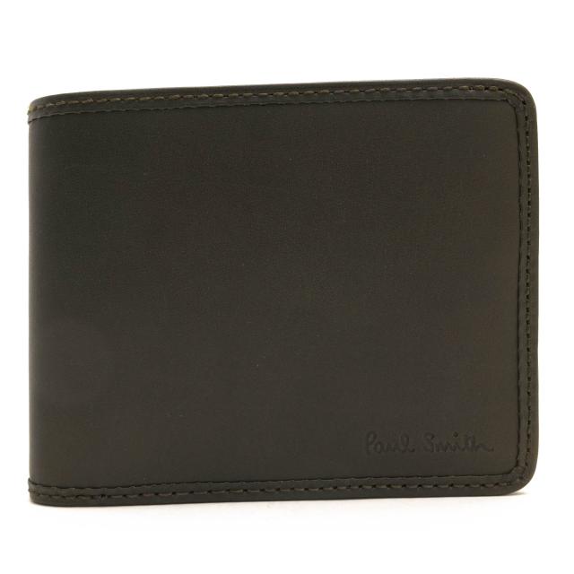 ○ポールスミス Paul Smith 牛革 財布 PSP382 小銭入れあり 二つ折り メンズ 【中古】 中古