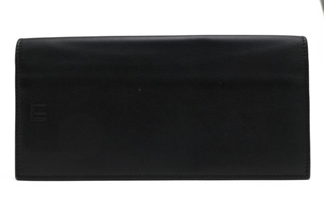 ○ダンヒル Dunhill イタリアンカウハイドレザー 牛革 長財布 18F2910HP001 HAMPSTED ハムステッド 小銭入れあり 二つ折り メンズ  中古