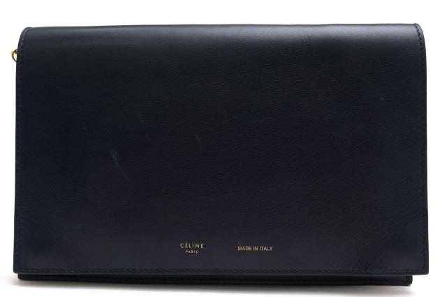 ○セリーヌ CELINE 牛革 カーフ フィービー セカンドバッグ/クラッチバッグ リストレット ユニセックス 男女兼用 レディース 【中  中古