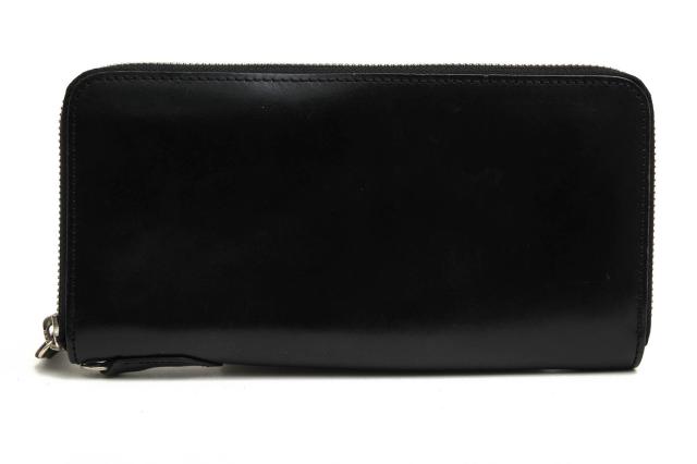 ○コルボ CORBO UKブライドルレザー 牛革 長財布 1LD-0223 face BridleLeather フェイスブライドル 小銭入れあり ラウンドジップ   中古