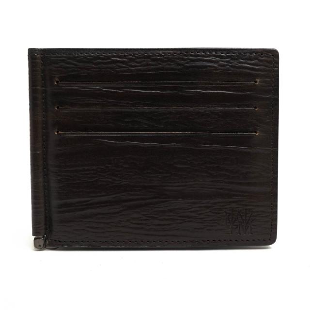 ○ココマイスター COCOMEISTER 英国産プレスオンザオークバーク 牛革 財布 Ghost Town Bottom Ash ゴーストタウン・ボトムアッシュ 中古