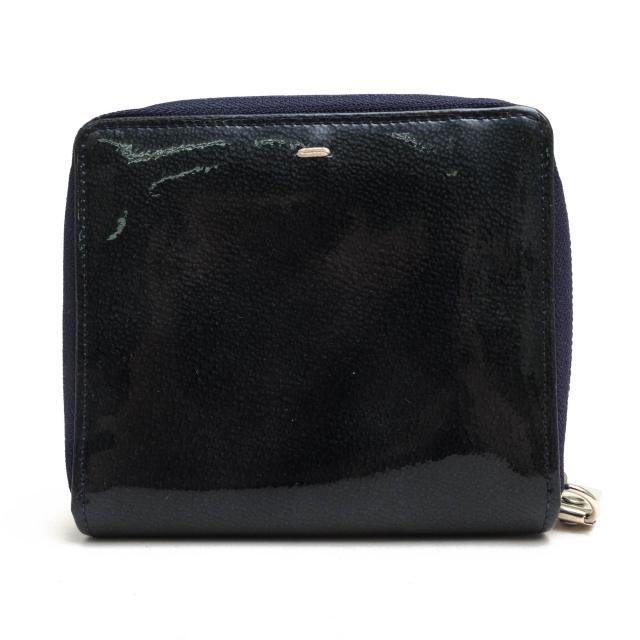 ○マルタンマルジェラ マルジェラ Maison Martin Margiela 牛革 財布 ユニセックス 男女兼用 小銭入れあり ラウンドジップ ラウン  中古