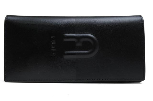 ○フルラ FURLA 牛革 長財布 MP00004 A0327 O6000 小銭入れあり 二つ折り メンズ 【中古】 中古