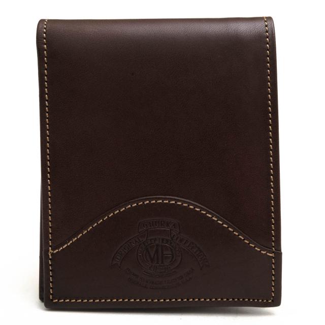 ○グルカ GHURKA 米国ホーウィン社クロムエクセル 牛革 財布 No.101 Classic Wallet 小銭入れなし 札入れ 二つ折り 定番 メンズ 【 中古