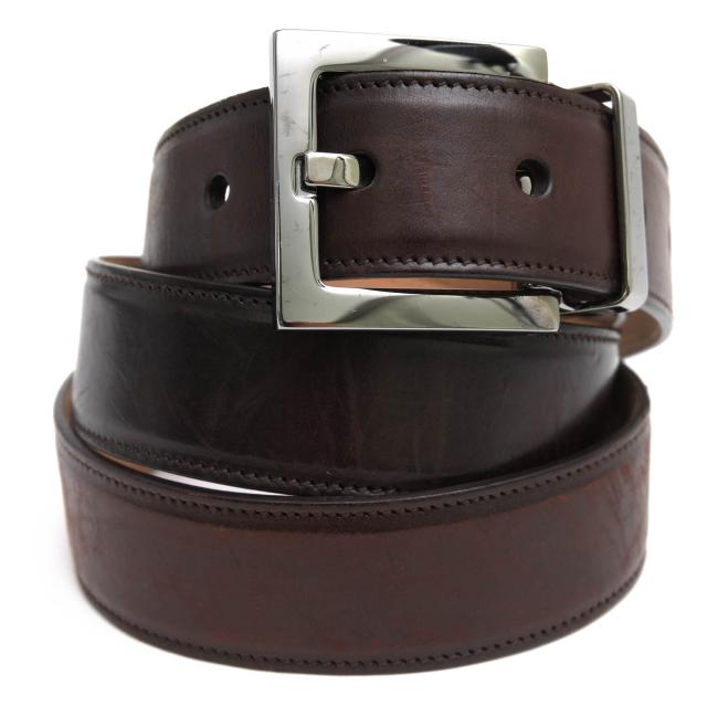 ○ドルガバ DOLCE＆GABBANA 牛革 カーフ ベルト BC2533 CINTURA ASTA DRITTA メンズ 【中古】 中古