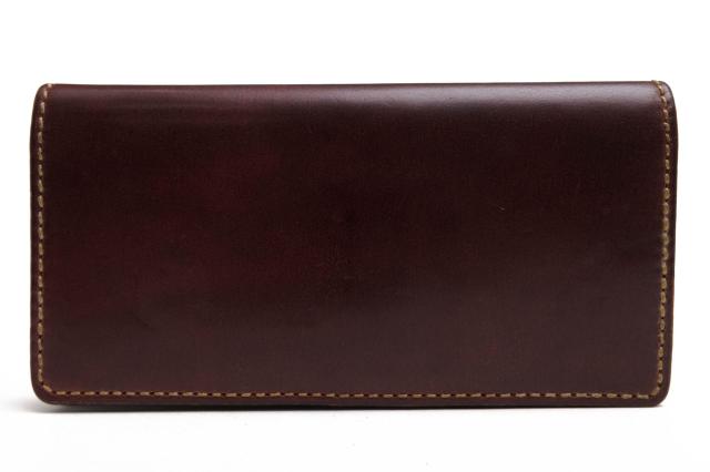 ○ファニー FUNNY 馬革 長財布 WALLET Jr. CORDOVAN ウォレット ジュニア コードバン 小銭入れあり 二つ折り メンズ 【中古】 中古