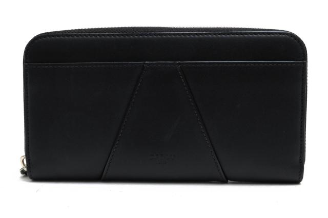 ○バリー BALLY 牛革 カーフ 長財布 AVENOR 小銭入れあり ラウンドジップ ラウンドファスナー メンズ 【中古】 中古