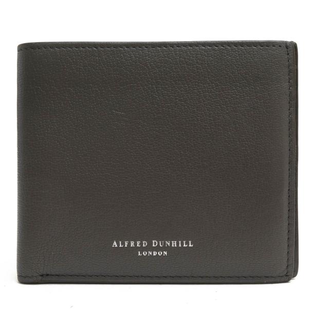 ○ダンヒル Dunhill 山羊革 ゴートスキン 財布 DU19R2301GS038 Duke Fine Leather 8CC Billfold デューク 小銭入れなし 札入れ 二  中古