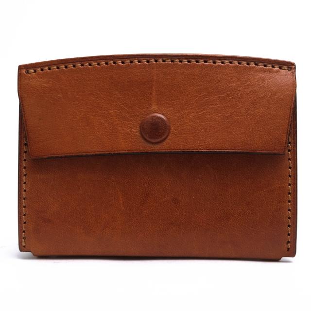 ○万双 Mansaw 双鞣和地 牛革 財布 m00000411 厚コバ 小銭入れ コンパクトウォレット 小銭入れあり メンズ 【中古】 中古