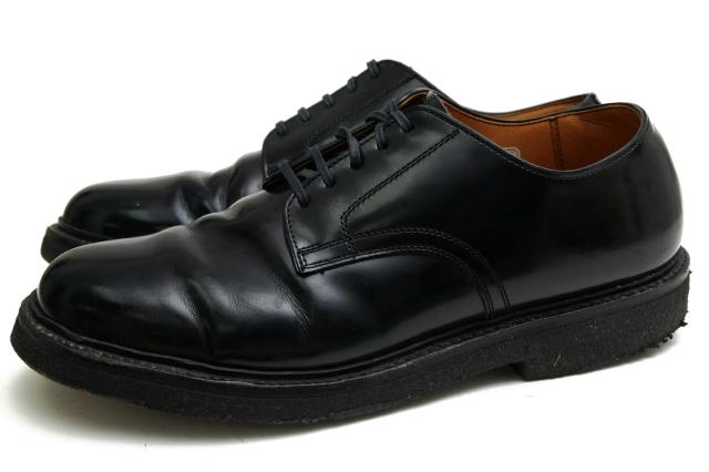 ○リーガル REGAL ガラスレザー BEDWIN＆THE HEARTBREAKERS別注 牛革 ビジネスシューズ 632S OFFICER SHOES HENDERSON US NAVYオフ 中古