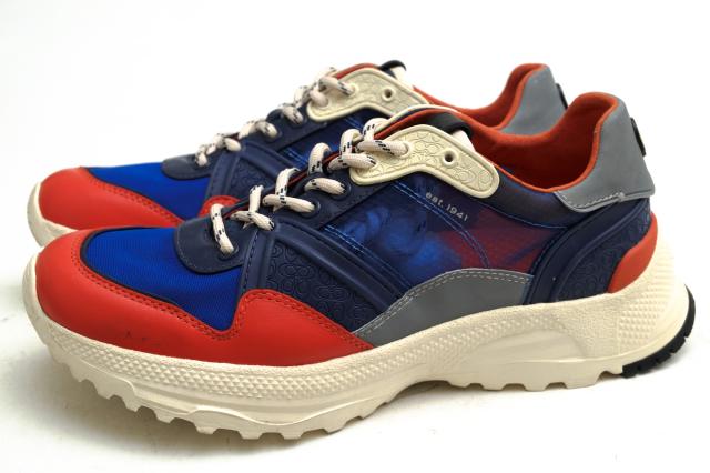 ○コーチ COACH ローカットスニーカー G4685 C143 RUNNER ダッドスニーカー メンズ 【中古】 中古