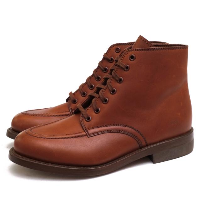 ○ポロ ラルフローレン POLO RALPH LAUREN 牛革 レースアップブーツ MB2201 KEENWICK BOOT Uチップ メンズ 【中古】 中古