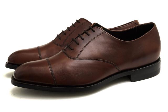 ○バーカー Barker WALNUT CALF 牛革 カーフ ビジネスシューズ 4275FW15 CAP OXFORD オックスフォードシューズ キャップトゥ ダイ  中古