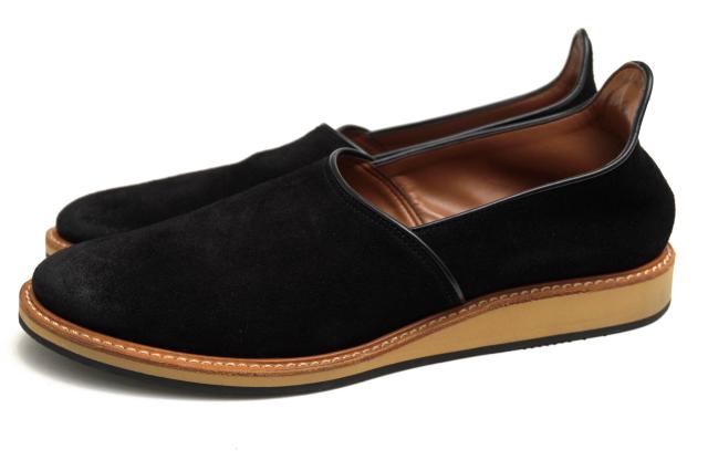 ○グラム glamb 牛革 スリッポン GB17SP AC06 Tayler shoes テイラーシューズ バブーシュ メンズ 【中古】 中古