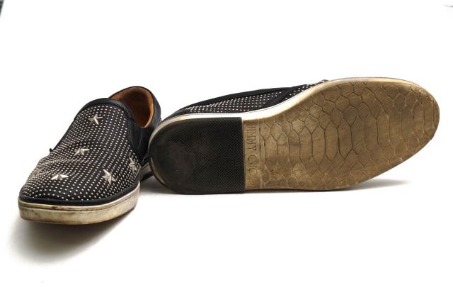 ○ジミーチュウ Jimmy Choo 牛革 カーフ ローカットスニーカー 141